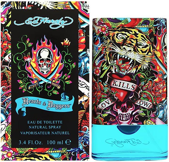 Amazon.com: Men's Cologne Fragrance Spray by Ed Hardy, Eau De Toilette ...