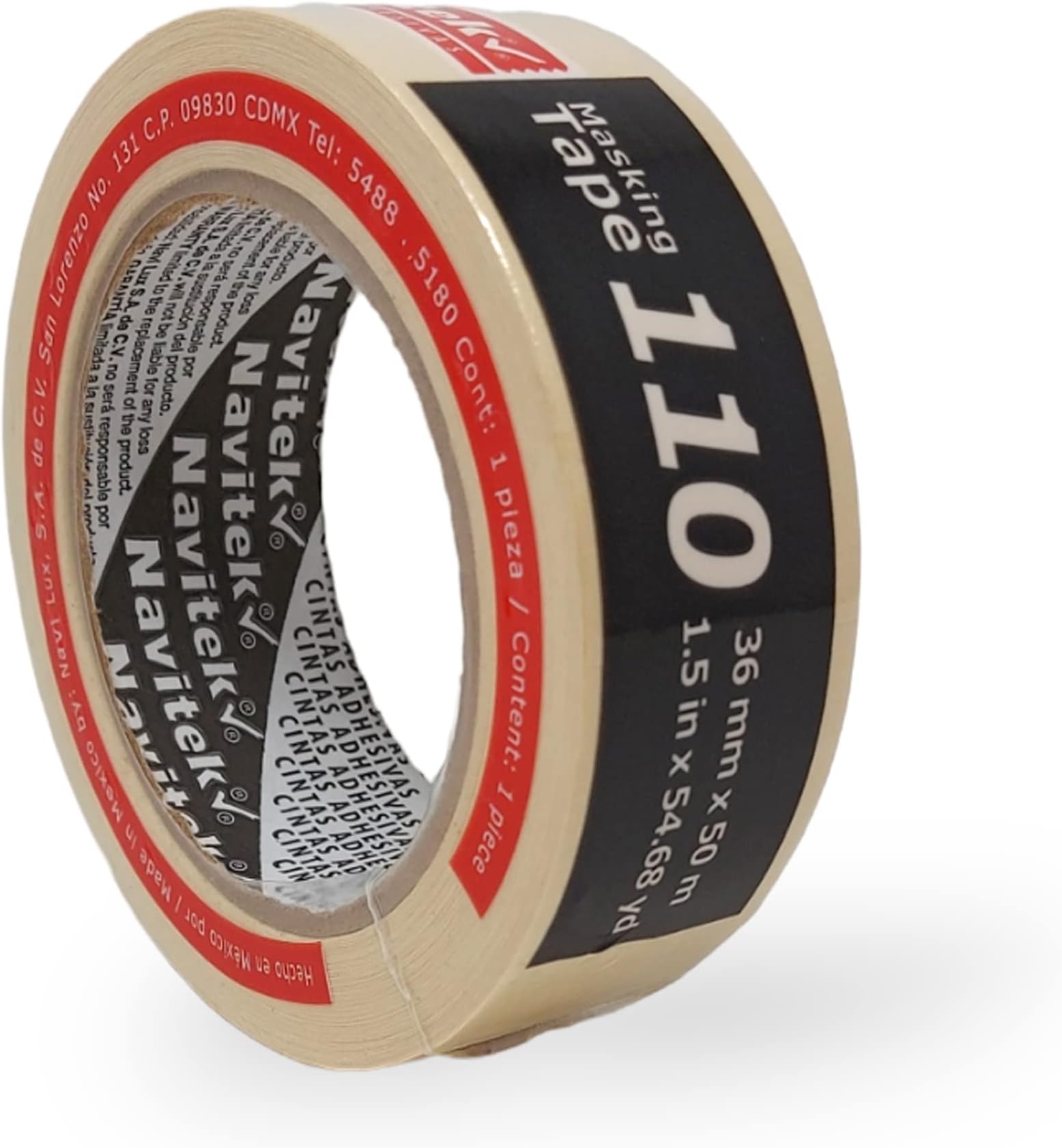 Truper MSK-1-1/2, Cinta masking tape, 1-1/2" x 50 m : Amazon.com.mx ...