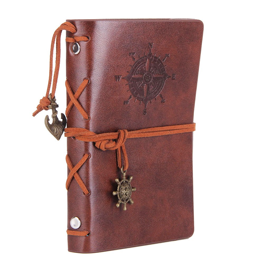 Amazon.com : EvZ Leather Writing Journal Notebook, 5 Inches Vintage ...