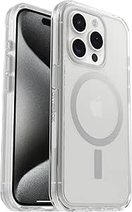 Amazon.com: OtterBox iPhone 15 Pro (Only) Symmetry Series Clear Case - (Clear), Snaps to MagSafe ...