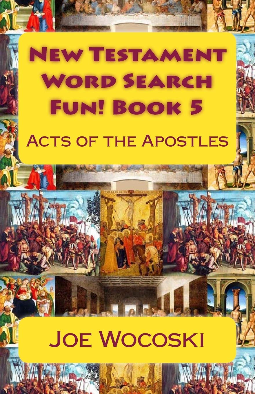 New Testament Word Search Fun! Book 5: Acts of the Apostles (Bible Word ...