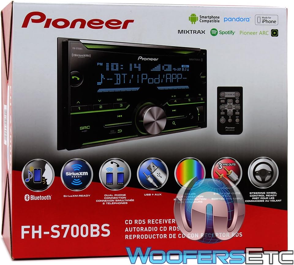 Amazon.com: Pioneer Double DIN CD Receiver with Enhanced Audio ...