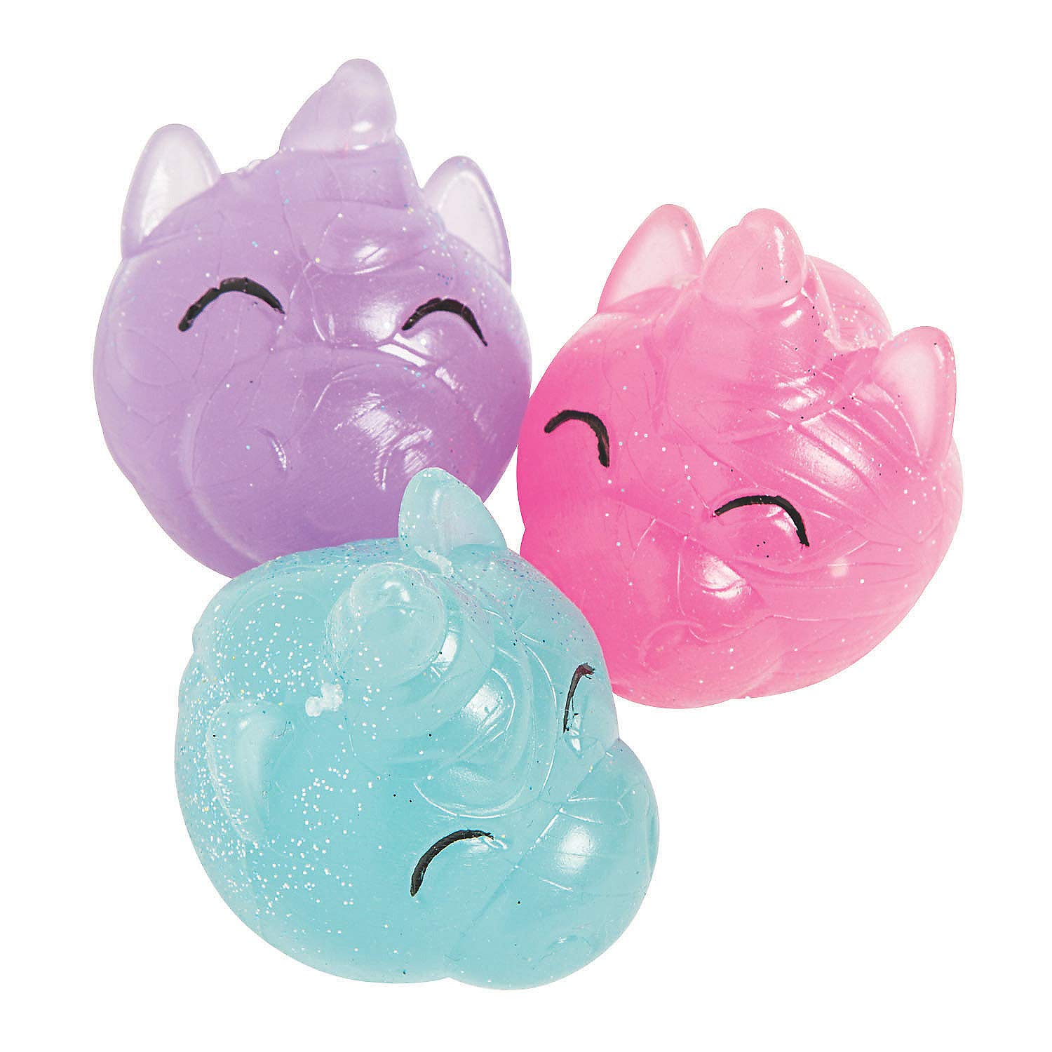 Amazon.com: Fun Express - Unicorn Bouncing Balls - Adorable Item for ...