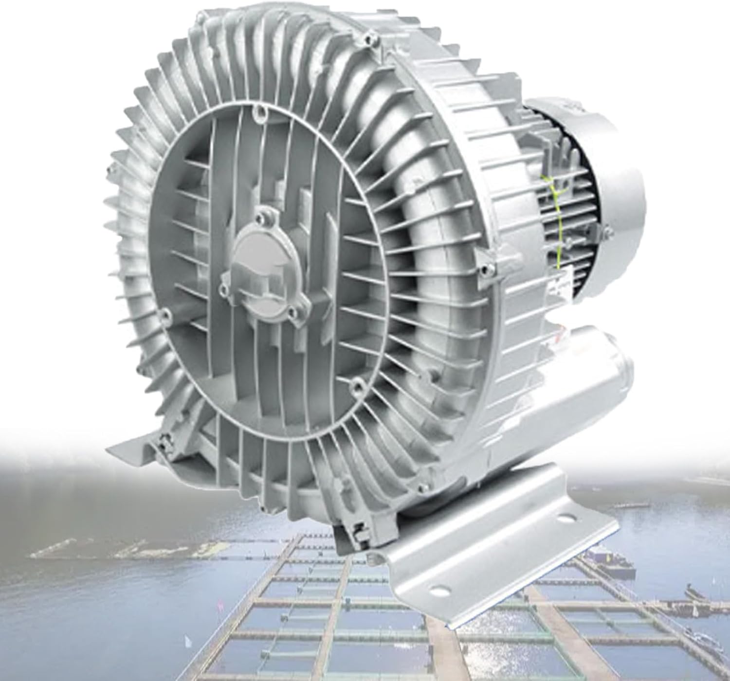 VzxCrue High-Pressure Vortex Ring Blower, Industrial Aquaculture Pond ...