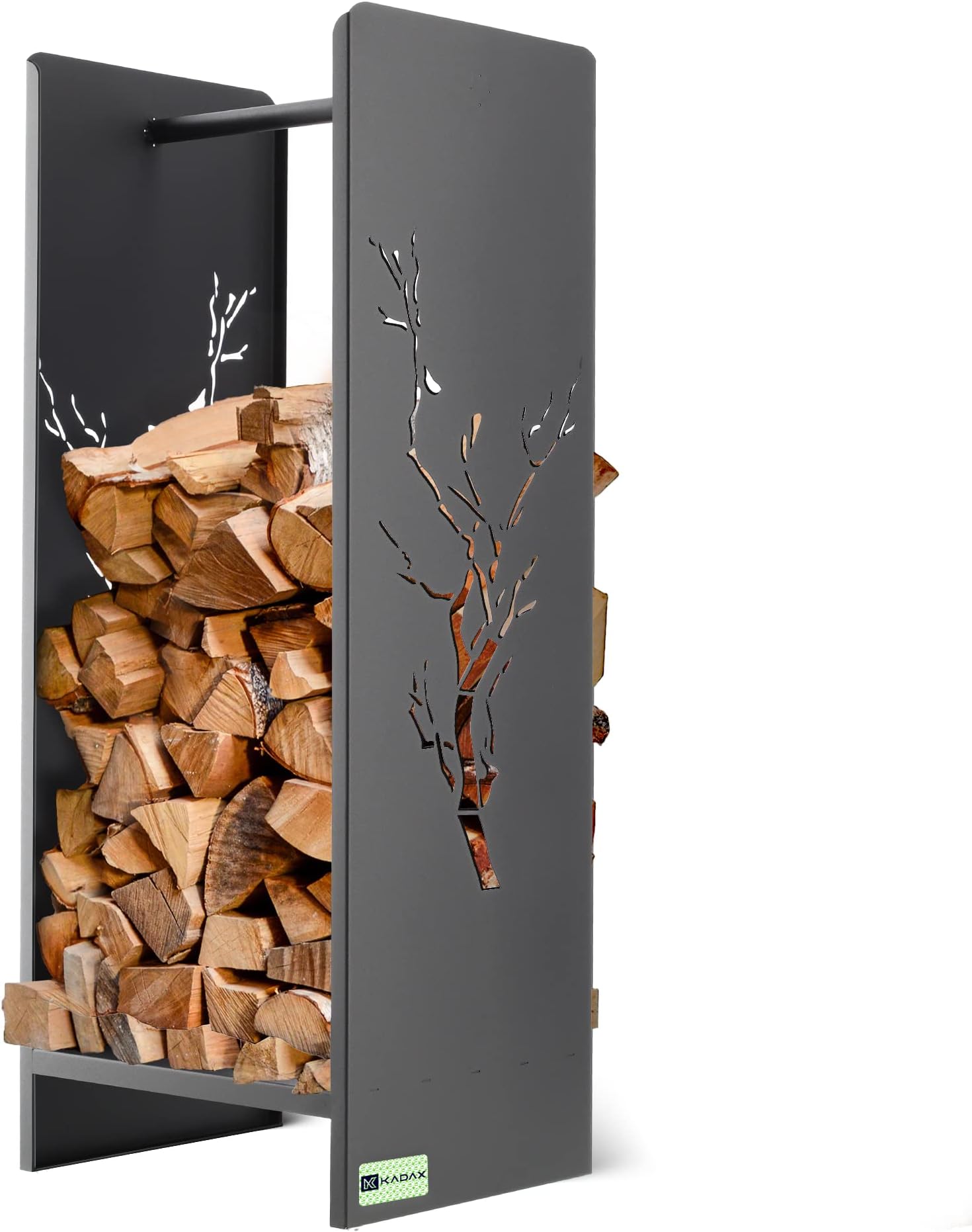 KADAX Range Buche, Etagere Interieure pour Buches de Cheminee ...
