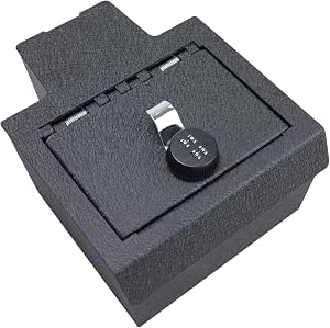 Amazon.com: WASAI Center Console Gun Safe - Console Gun Vault ...