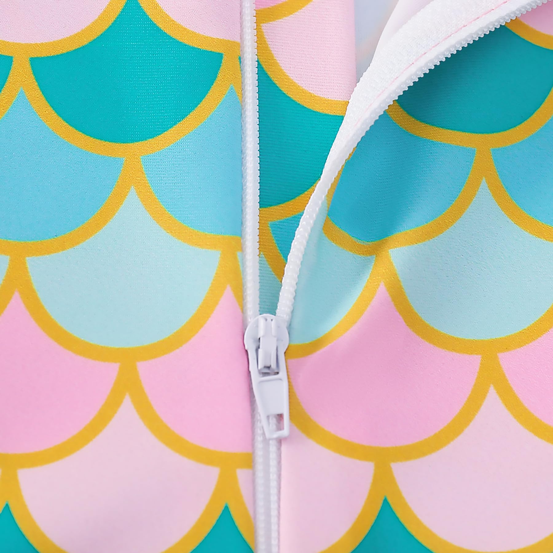 Snapklik.com : Toddler Girls Rash Guard Swimsuit Long Sleeve One Piece ...