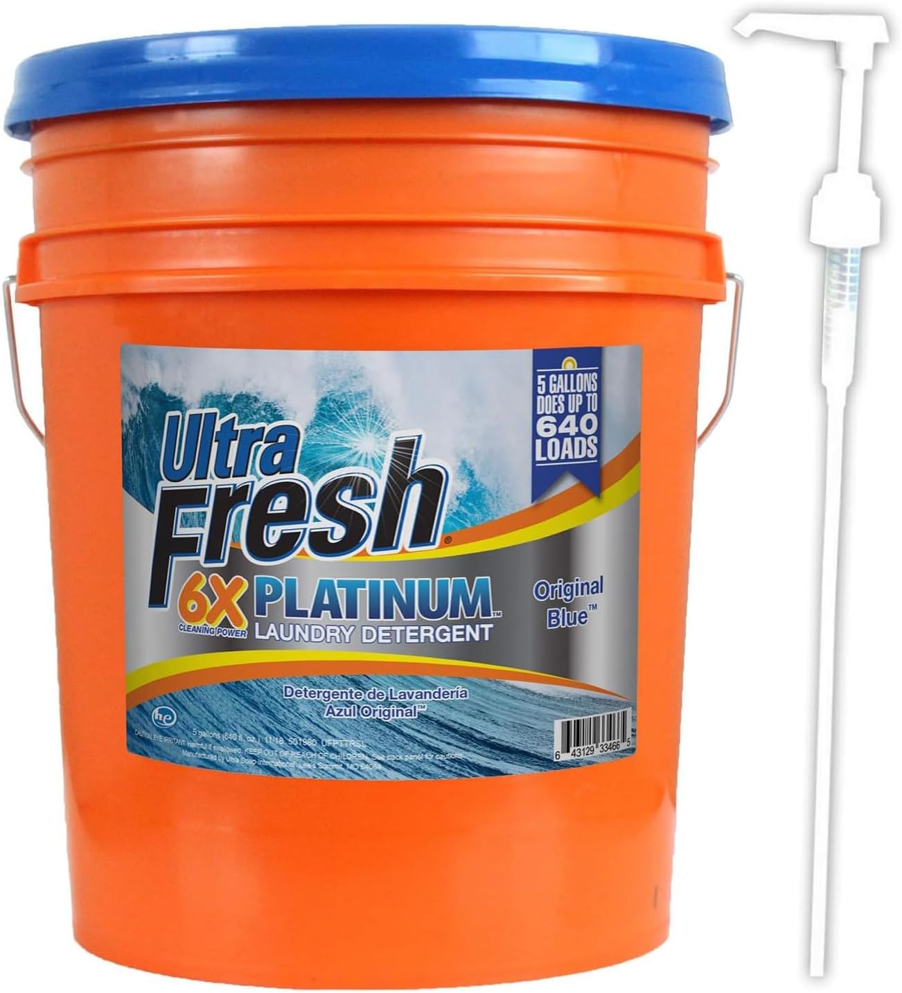 Amazon.com: Ultra Fresh UFPTTRSL Platinum Original Blue Liquid Laundry ...