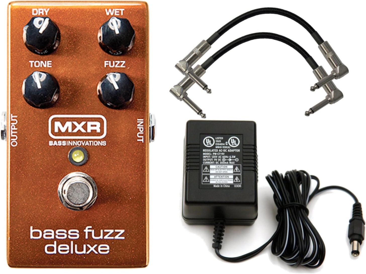 Amazon.com: MXR M84 Bass Fuzz Deluxe Bass Stomp Box w/ 9V Power Supply ...