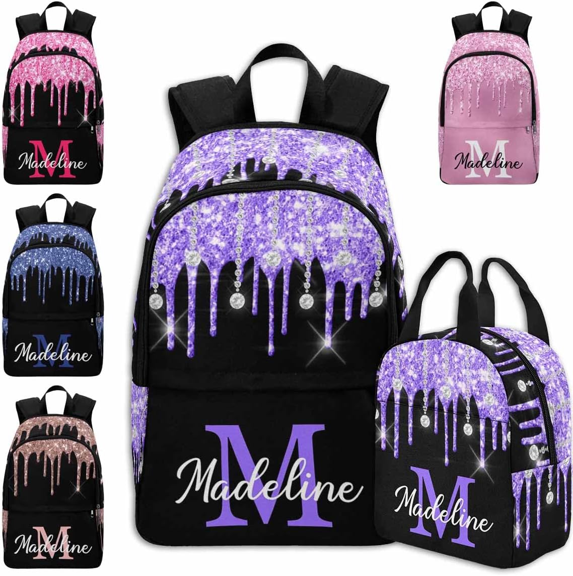 Amazon.com | MyPupSocks Customized Backpacks for Teen Girls ...