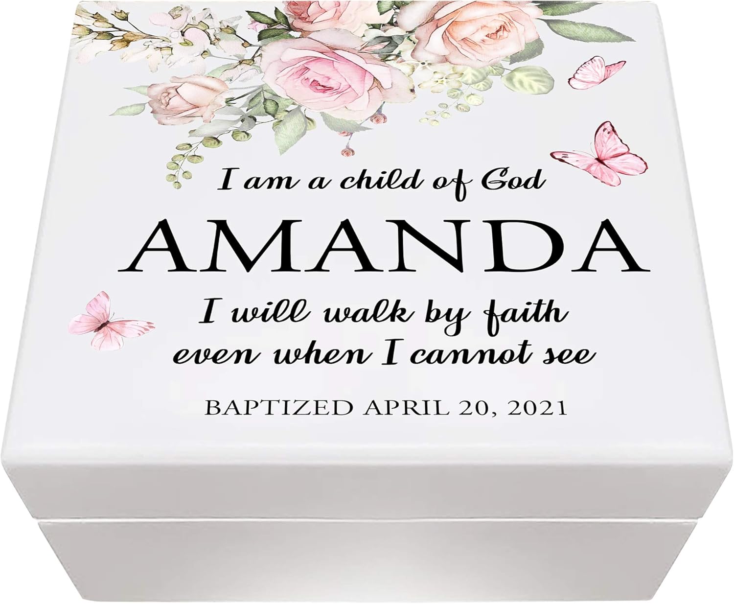 Amazon.com: LifeSong Milestones Personalized Baptism Gifts for Girls ...