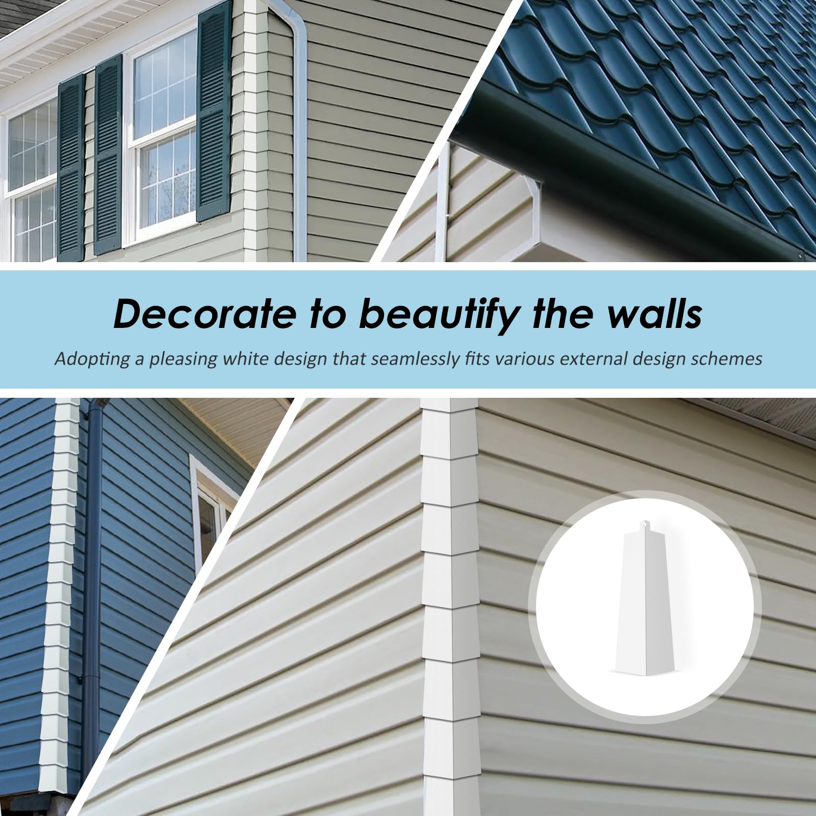 Aluminum Siding Outside Corner Trim For Exterior 5 New Aluminum