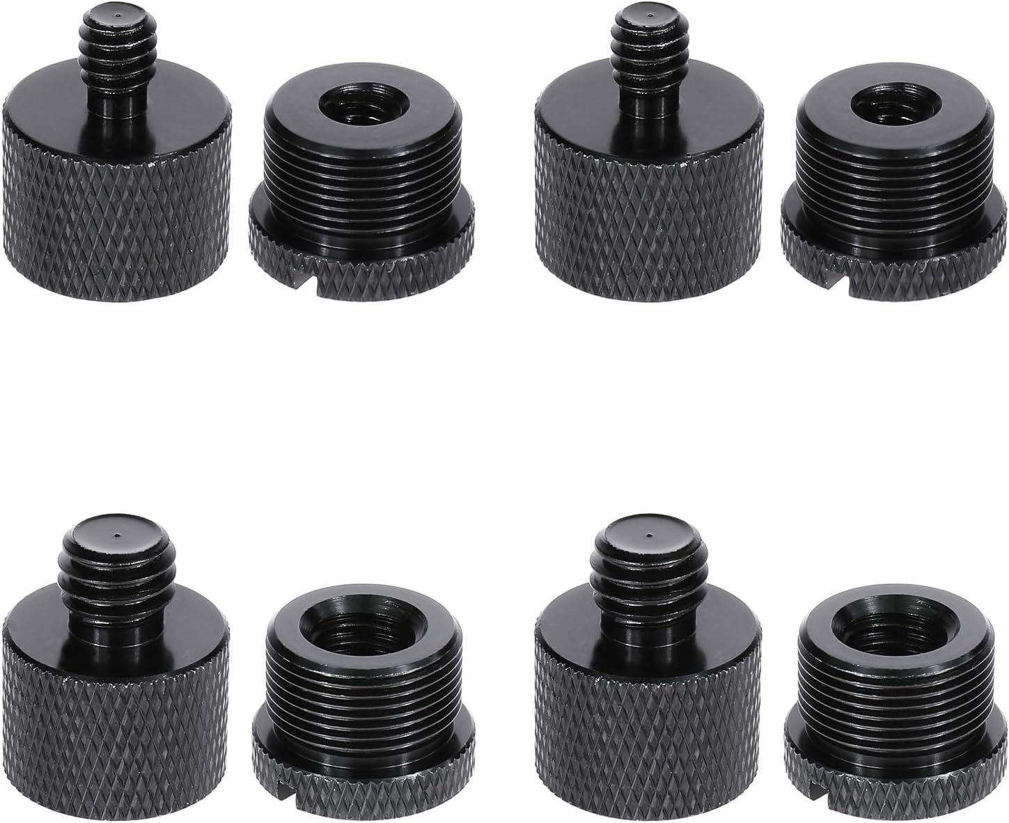 8pcs Mic Stand Adapter 5/8 to 1/4 Adapter and 5/8 to 3/8 Mic Screw ...