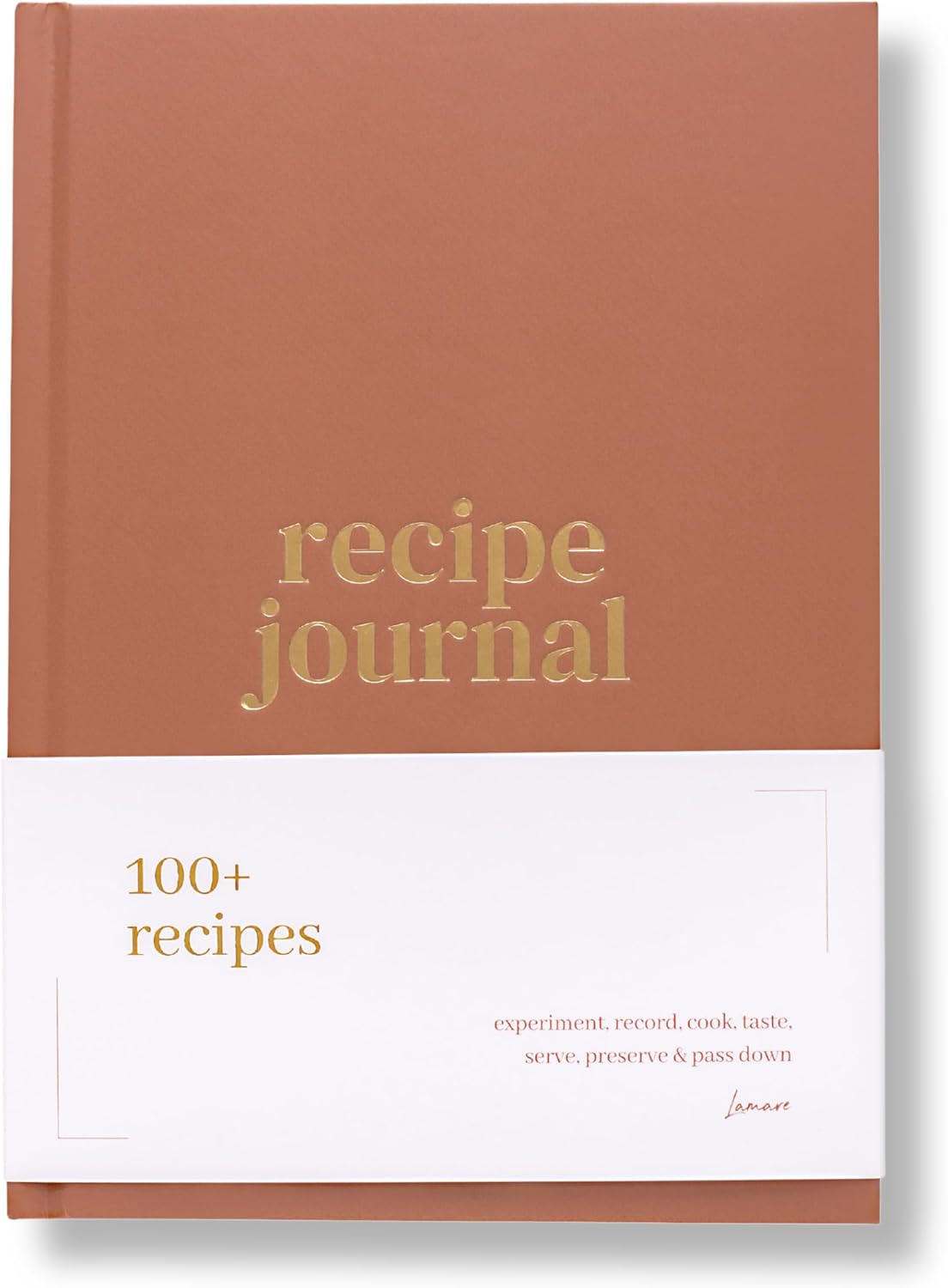Amazon.com: Lamare Blank Recipe Book to Write in your Own Recipes ...