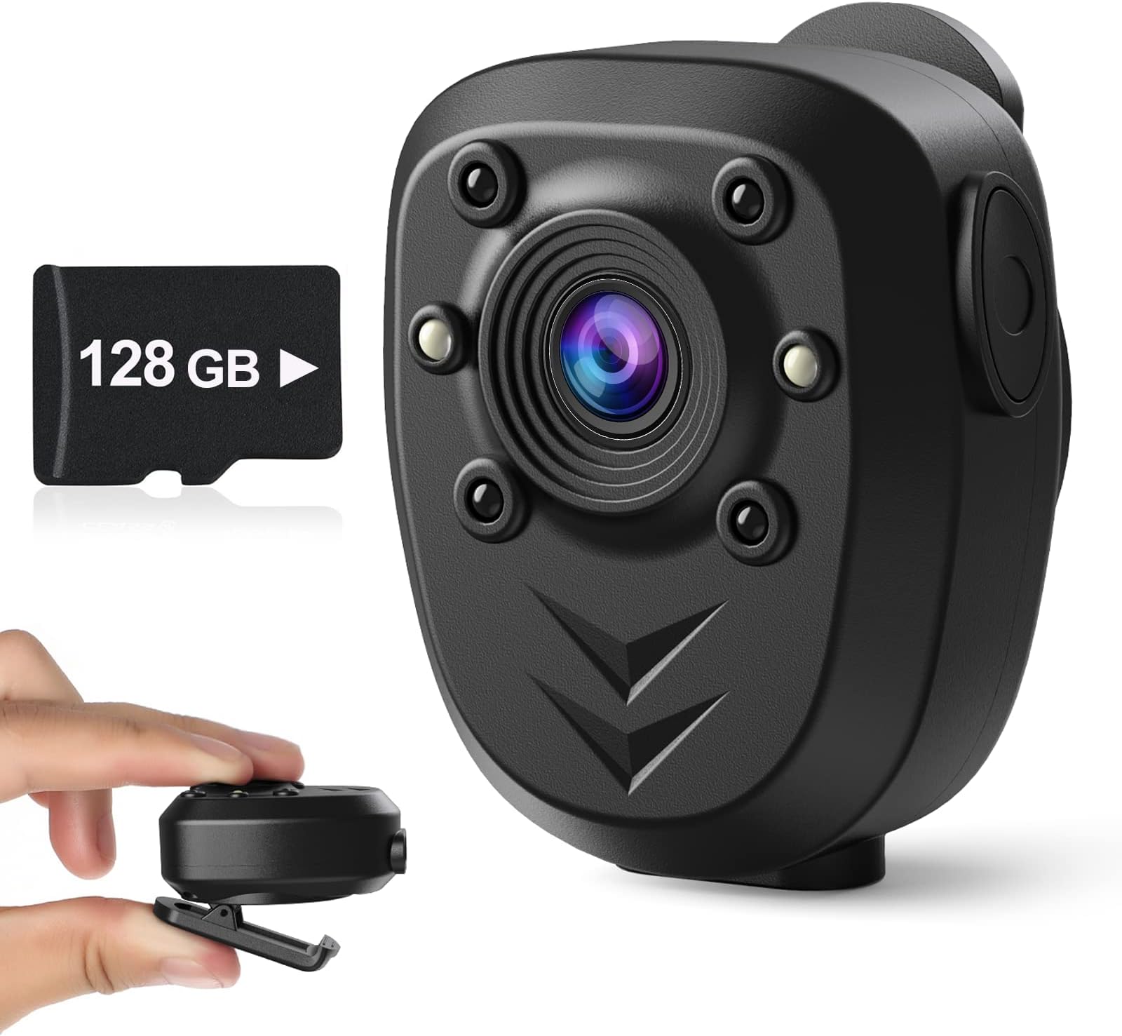 Amazon.com : i3 4K Thumb Action Camera,Tiny Size, Mount Anywhere,Small ...