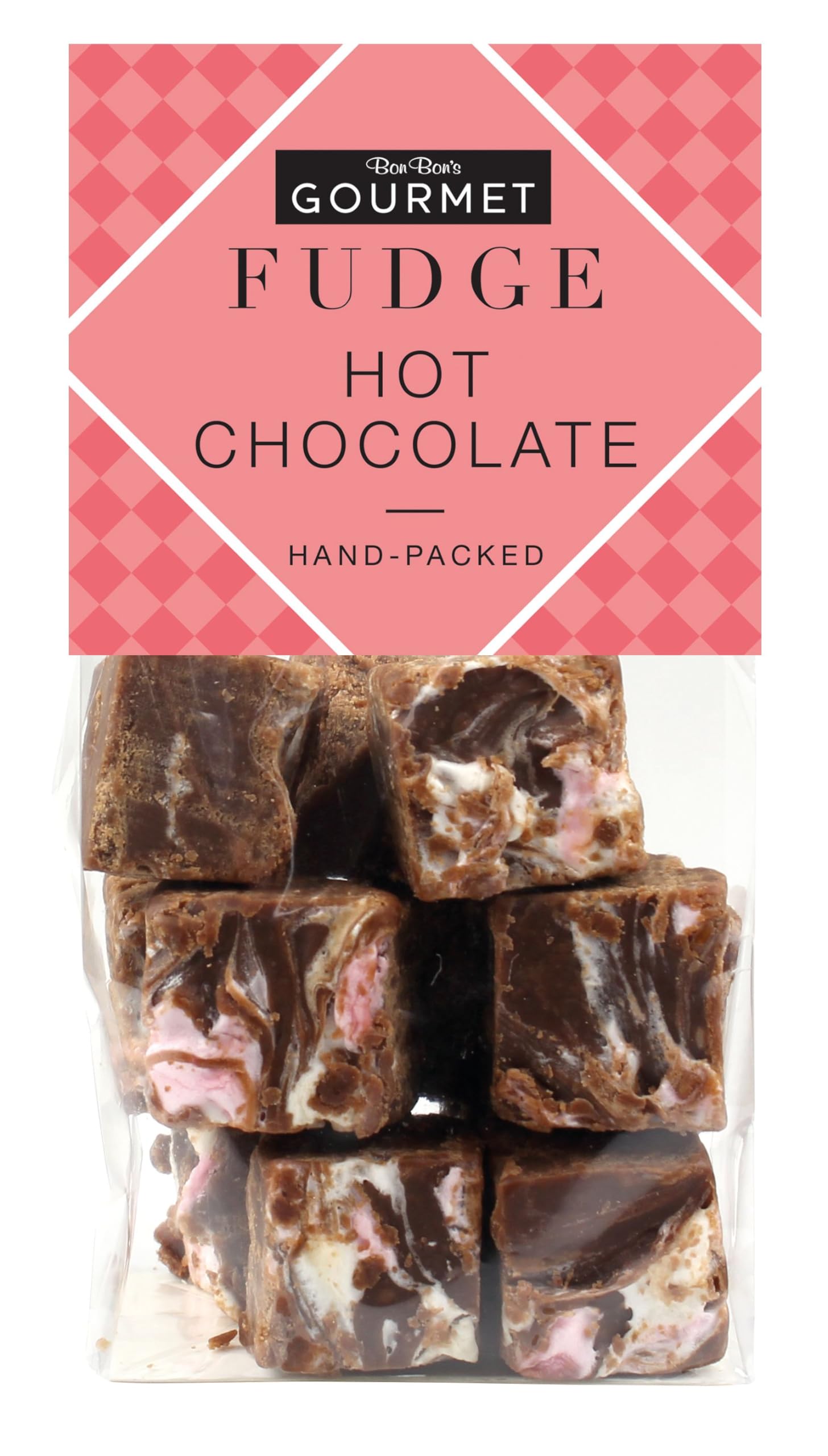 Bon Bon's Gourmet - Hot Chocolate Fudge Bag, Handmade British Fudge ...