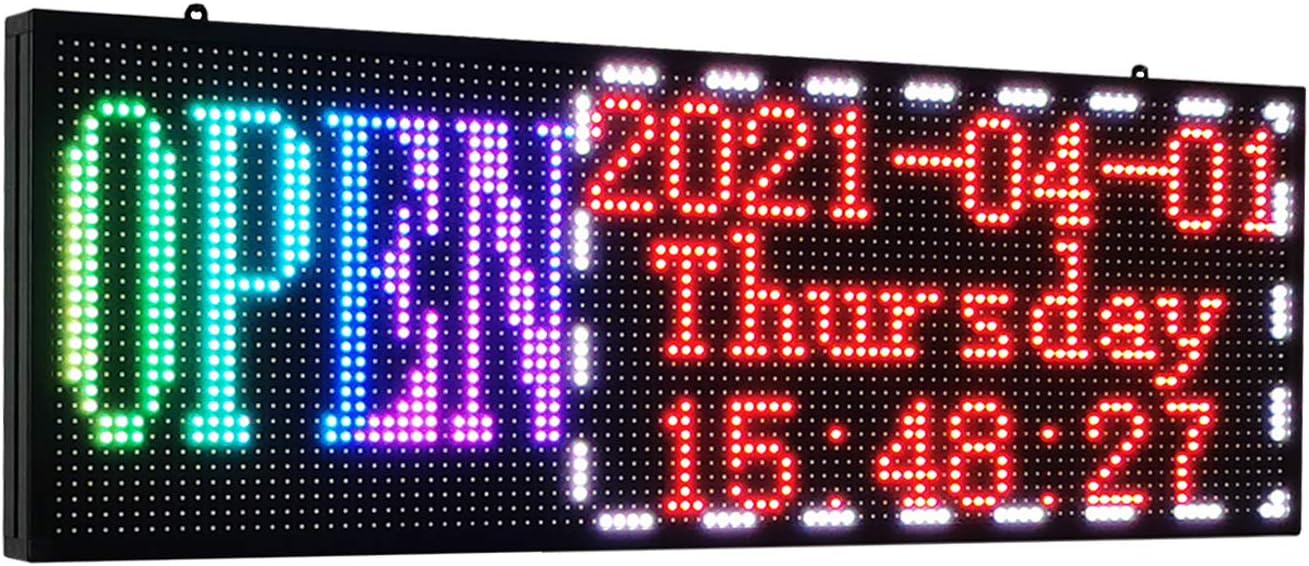 Amazon.com : DS ledsign LED Sign P10 Outdoor 39" x 14" with High ...