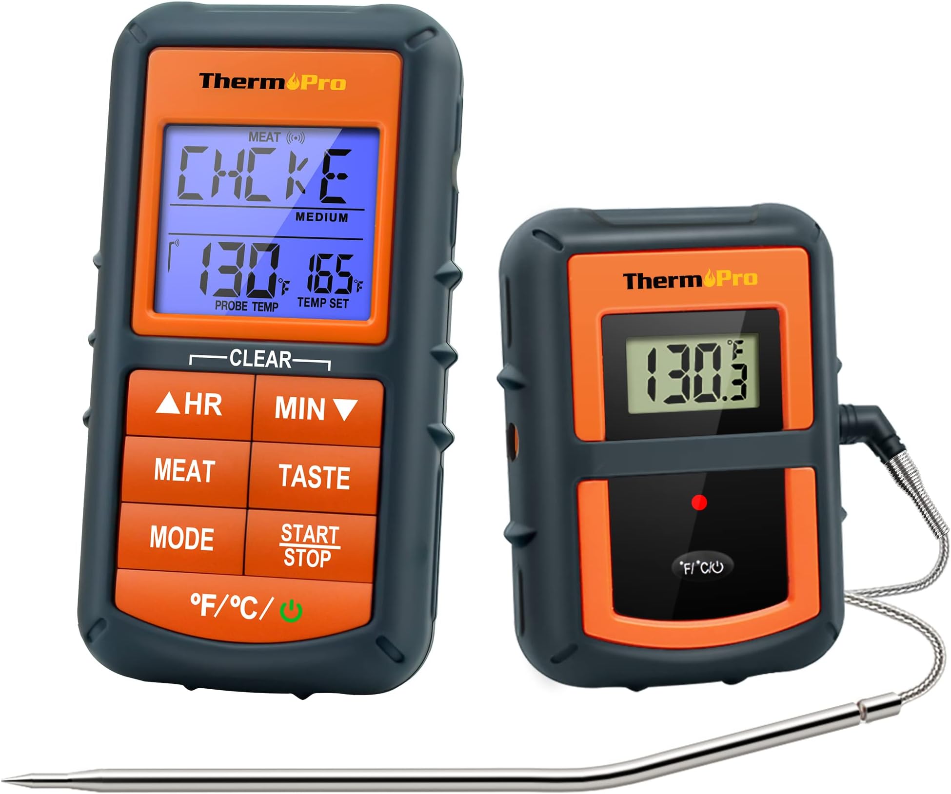 Amazon.com: ThermoPro TP07 Wireless Meat Thermometer for Cooking ...