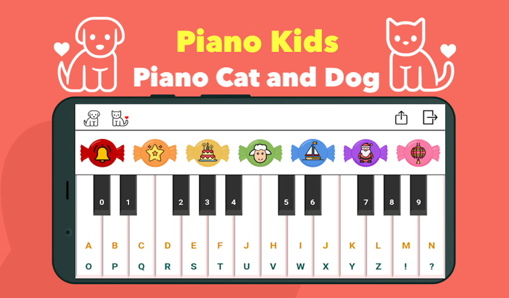 Piano Kids. Piano Cat and Dog. Piano Animal Sounds - App on Amazon Appstore