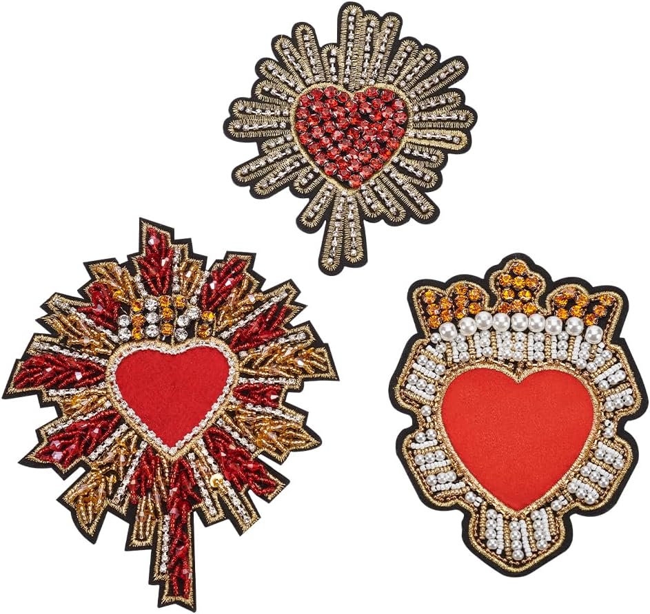 Amazon.com: Beaded Sequin Madonna Patches Embroidery Fabric Patches ...
