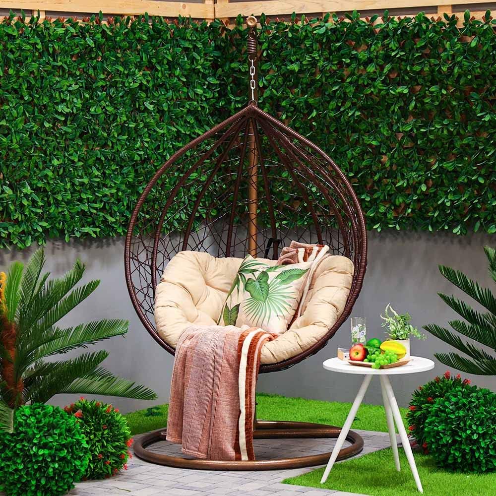 A1 Craft Single Seater Hammock Swing Chair with Stand and Cushion for ...