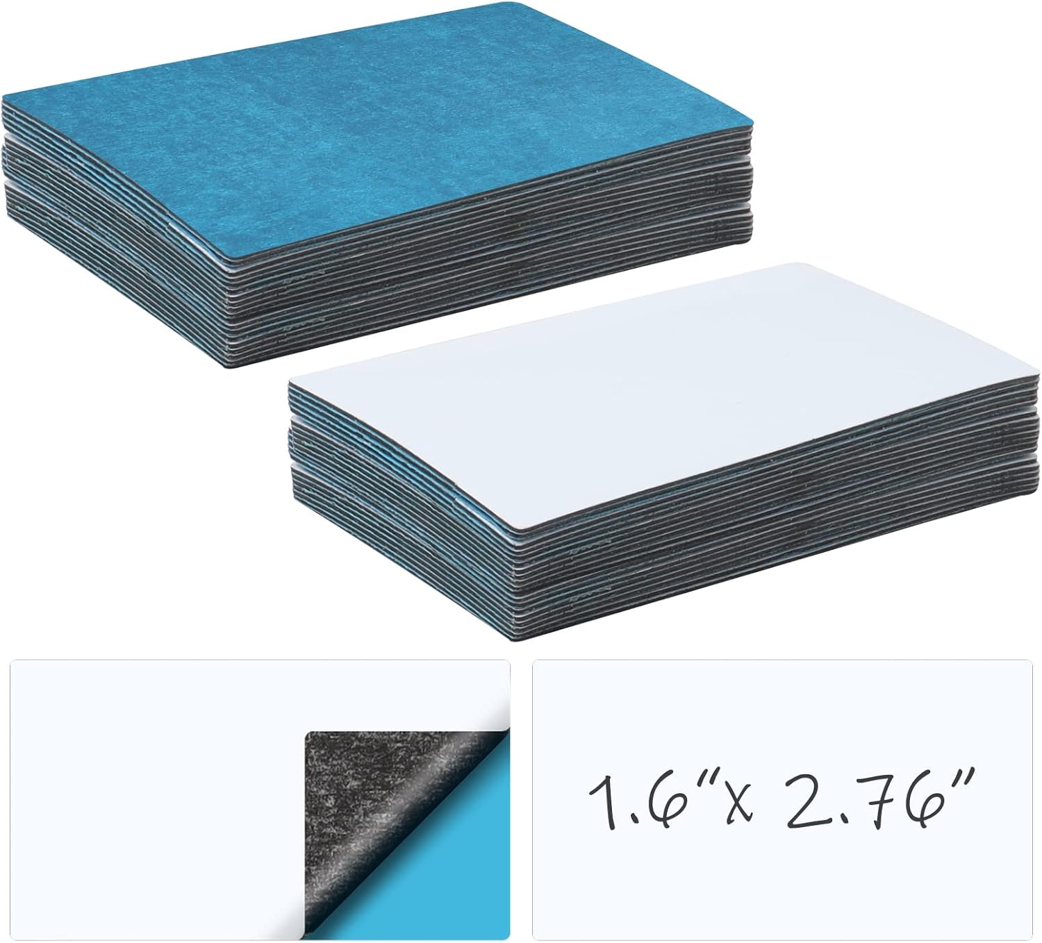 Amazon.com : qoupln 40 Pack Small Dry Erase Stickers 1.6x2.76inch ...