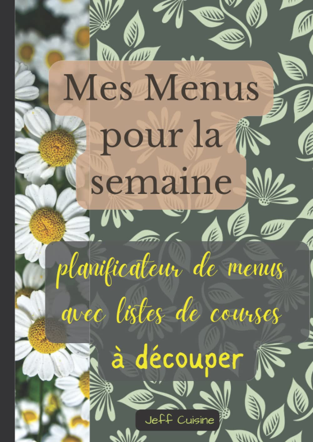Amazon.fr - Mes Menus Pour La Semaine: Mon planificateur de menus avec ...