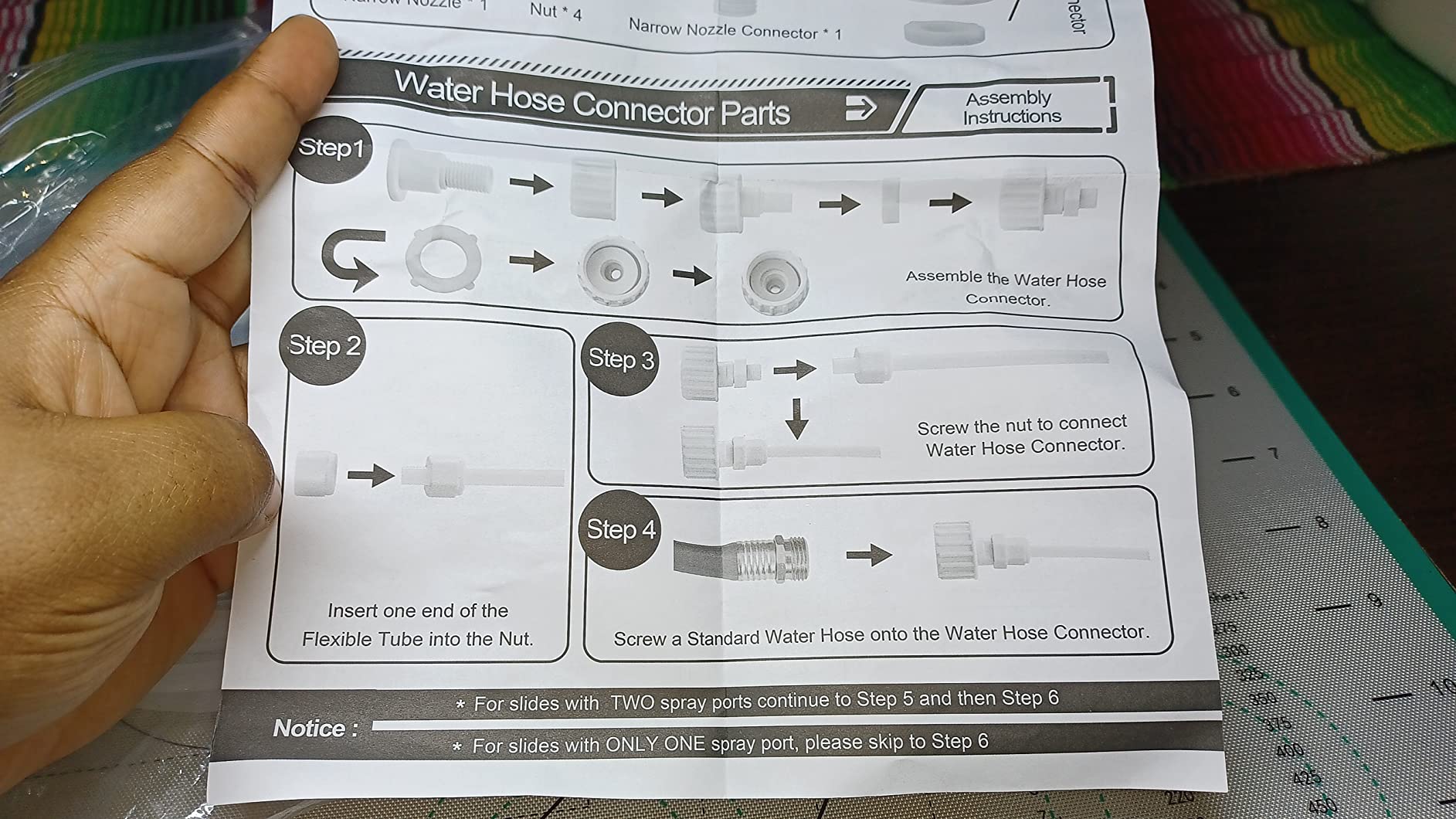 $6/mo - Finance Pool Slide Water Tubing Kit, Spray Hose Kit/Parts for ...