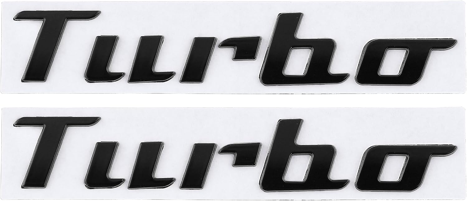 Amazon.com: Turbo Emblem Car Badge Letter Sticker fit for Universal ...