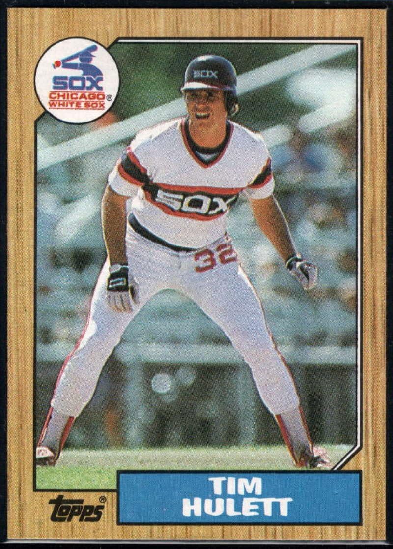 Amazon.com: 1987 Topps Baseball #566 Tim Hulett Chicago White Sox ...