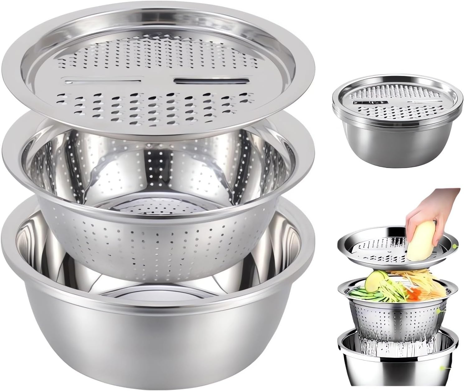 Amazon.com: Germany Multifunctional Stainless Steel Basin - 2024 New ...