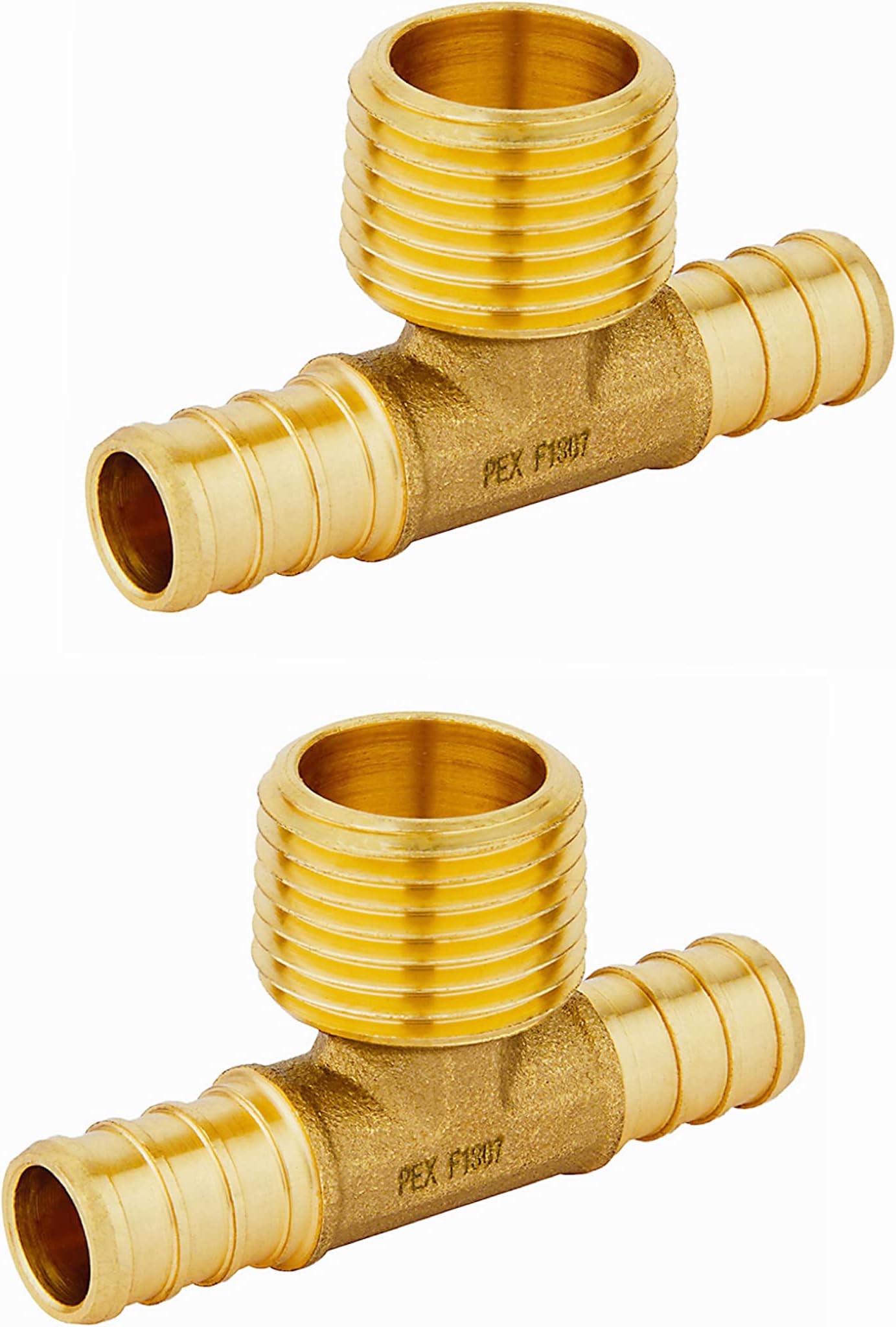 Amazon.com: XFITTING 10 Pieces 1/2" Pex x 1/2" Pex x 1/2" Female Tee ...