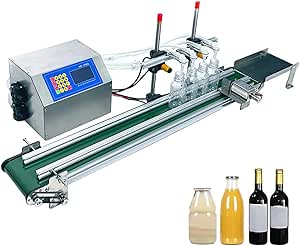 Automatic Liquid Filling Machine, 4-Head Bottle Filler with Small ...
