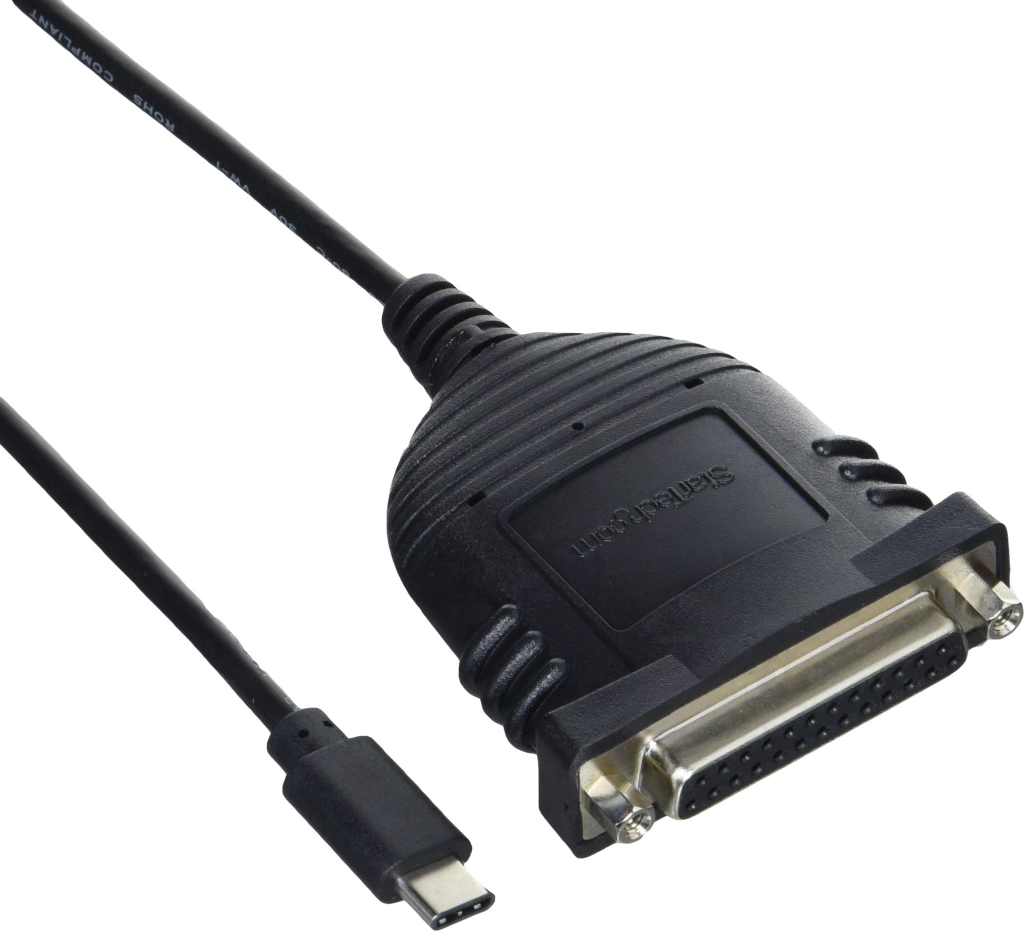 Amazon.com: StarTech.com USB C to Parallel Printer Cable - DB25 Female ...