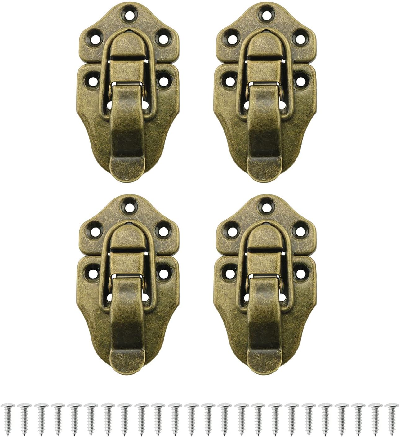 HJGarden 4PCS Antique Wooden Box Lock, Metal Table Locks Dining ...