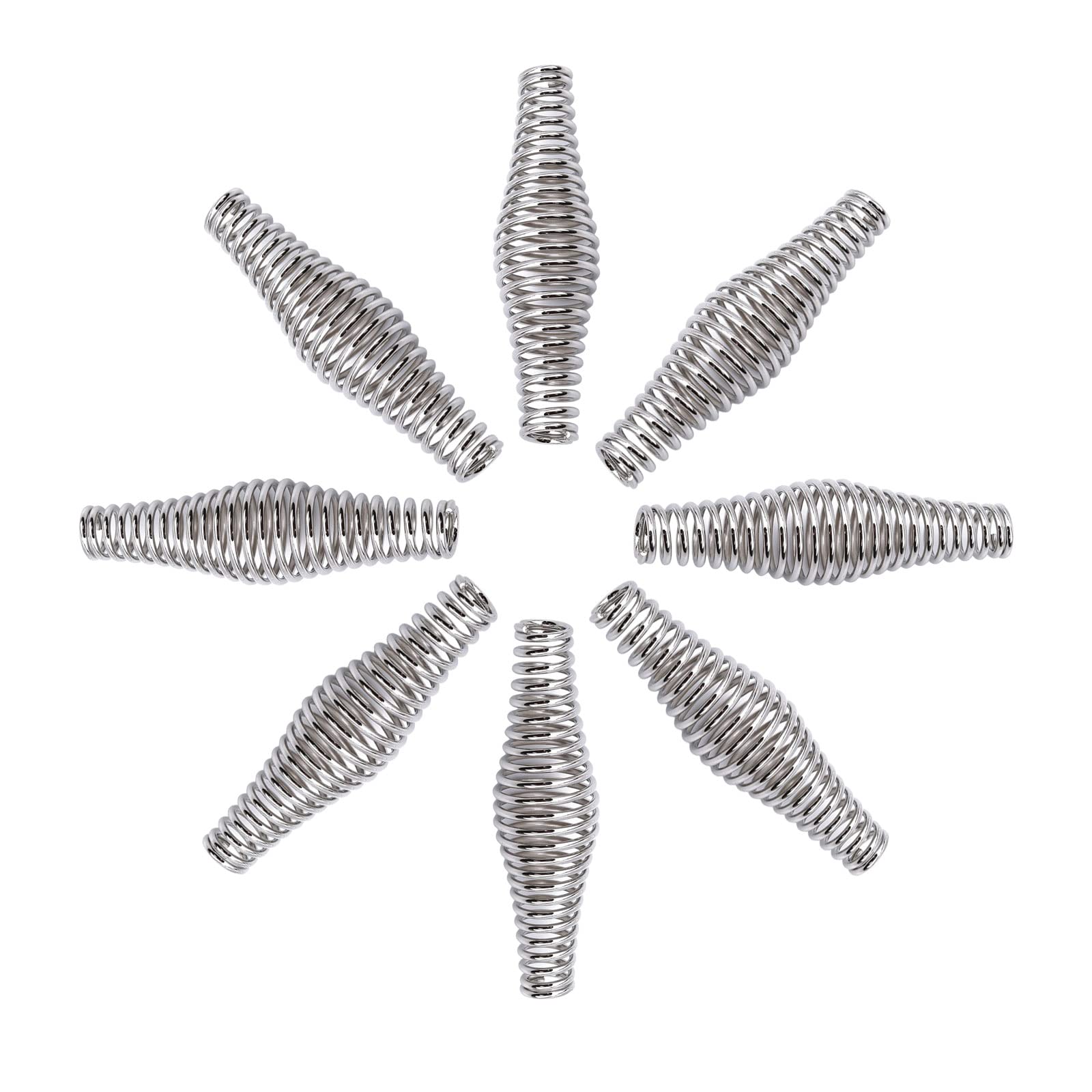 Amazon.com: 8PCS BBQ Spring Handle Stainless Steel Spring Handle ...