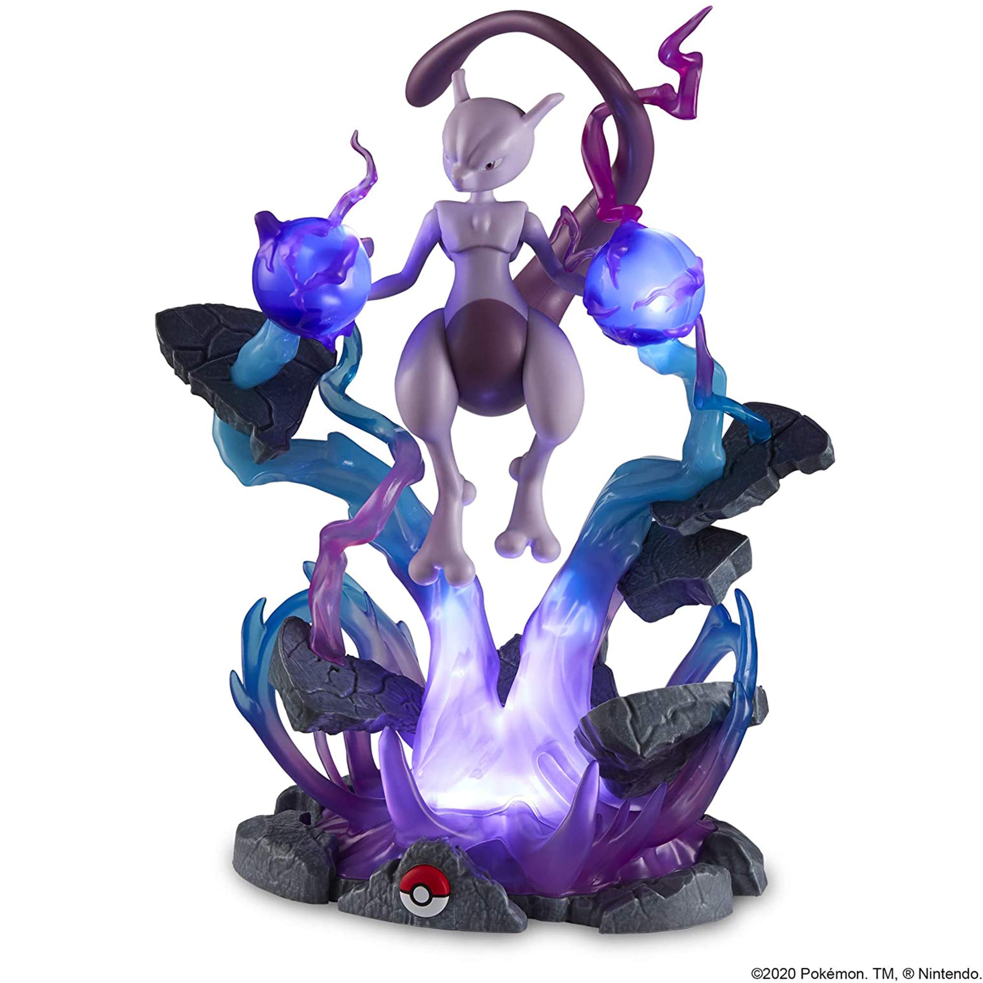 Pokemon Deluxe Collectible 13-Inch Mewtwo Figure - Highly Detailed ...