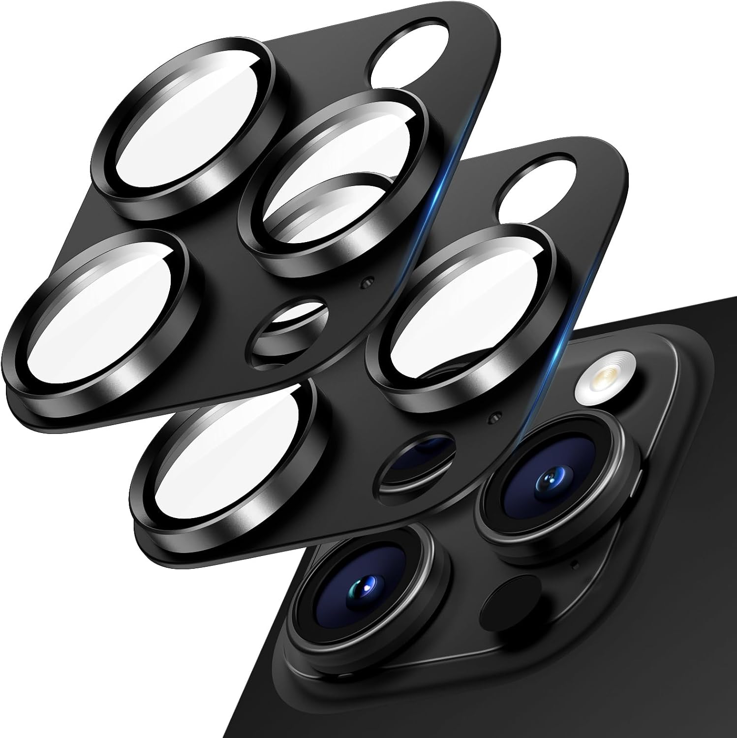 Amazon.com: Wumigoo 2 Pack Camera Lens Protector for iPhone 15 Pro Max ...