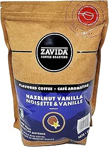 ZAVIDA Zabida Hazelnut Vanilla Hall Bean Coffee Beans 907gX2 Pieces Flavored Coffee : Amazon.ca ...