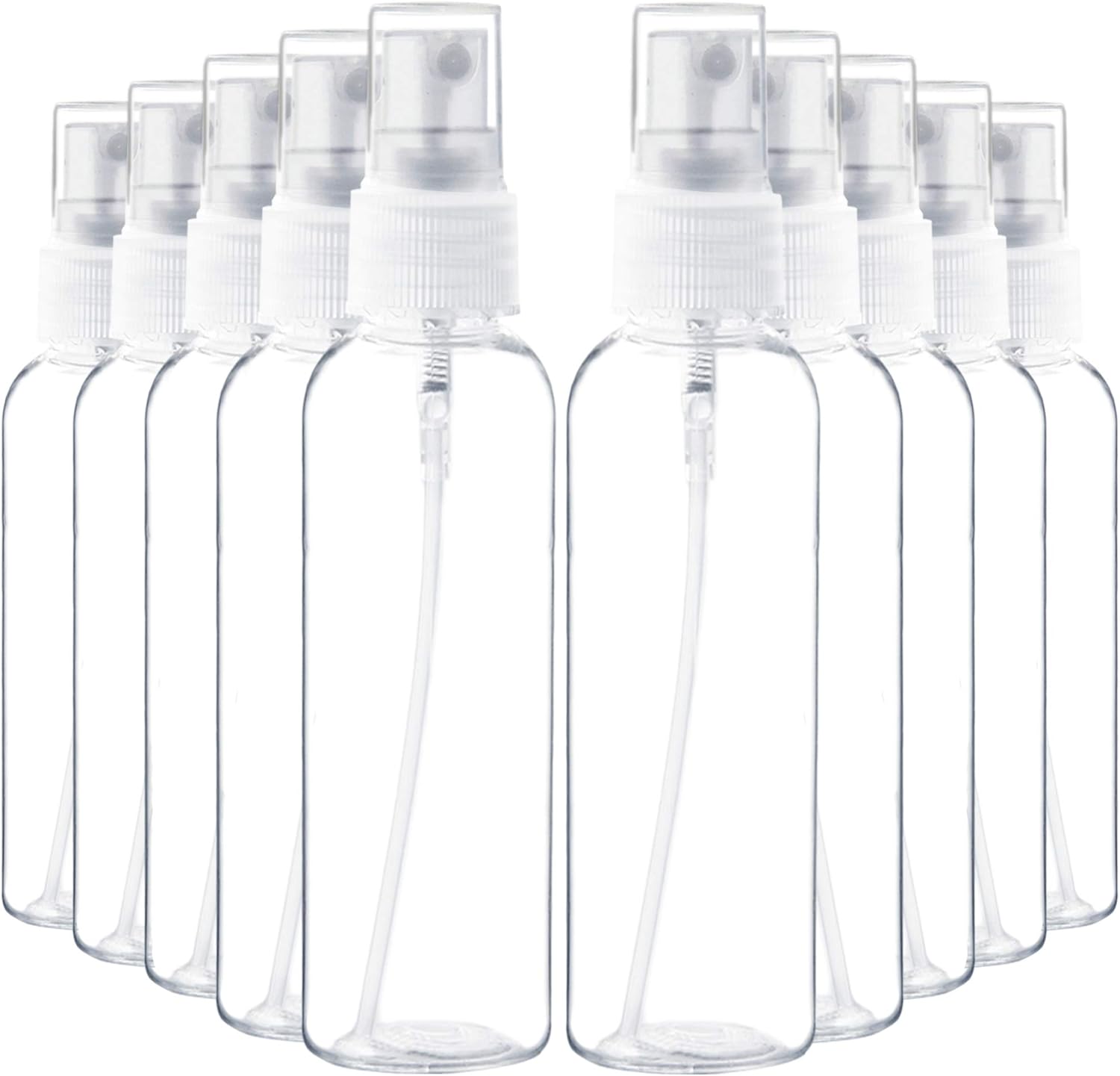Amazon.com: Youngever 10 Pack Plastic Spray Bottles 4 Ounce, Refillable Plastic Spray Bottles ...