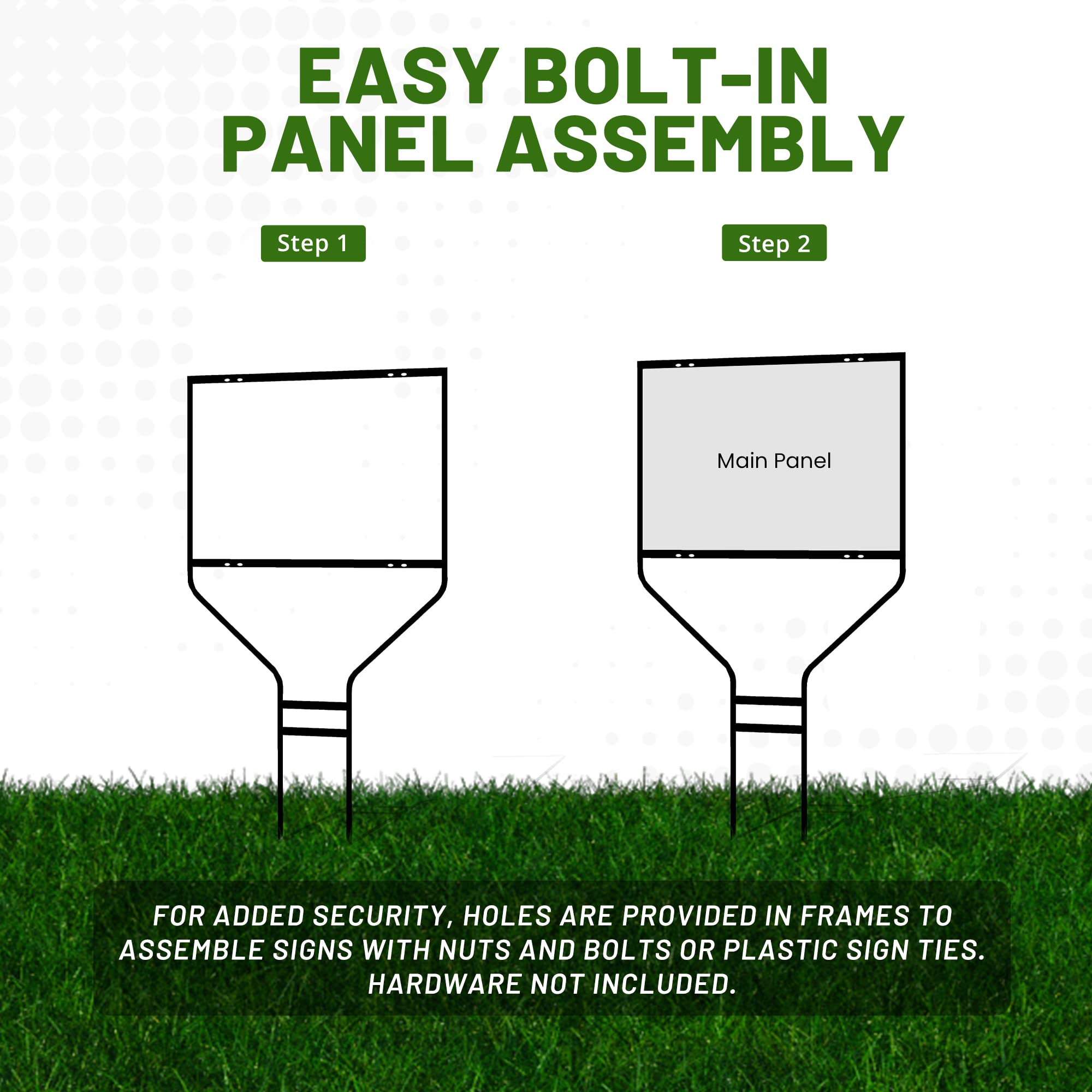 Plastic Yard Sign Frames Real Estate Real Estate Frames | Signs.com