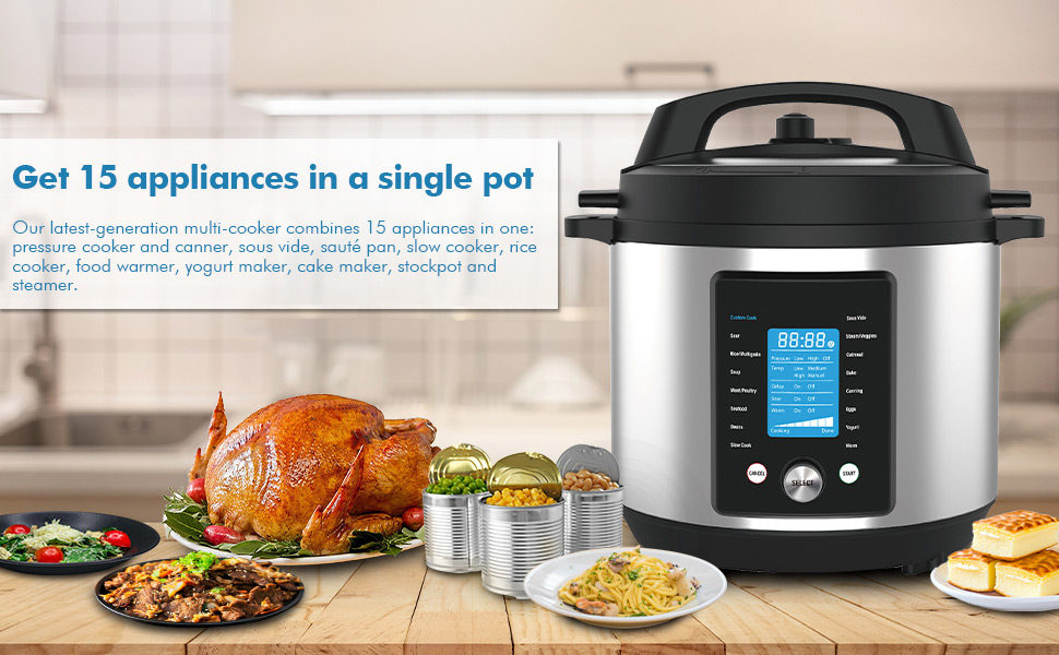 Watch Electric Pressure Cooker 6QT Programmable Multicooker on Amazon Live