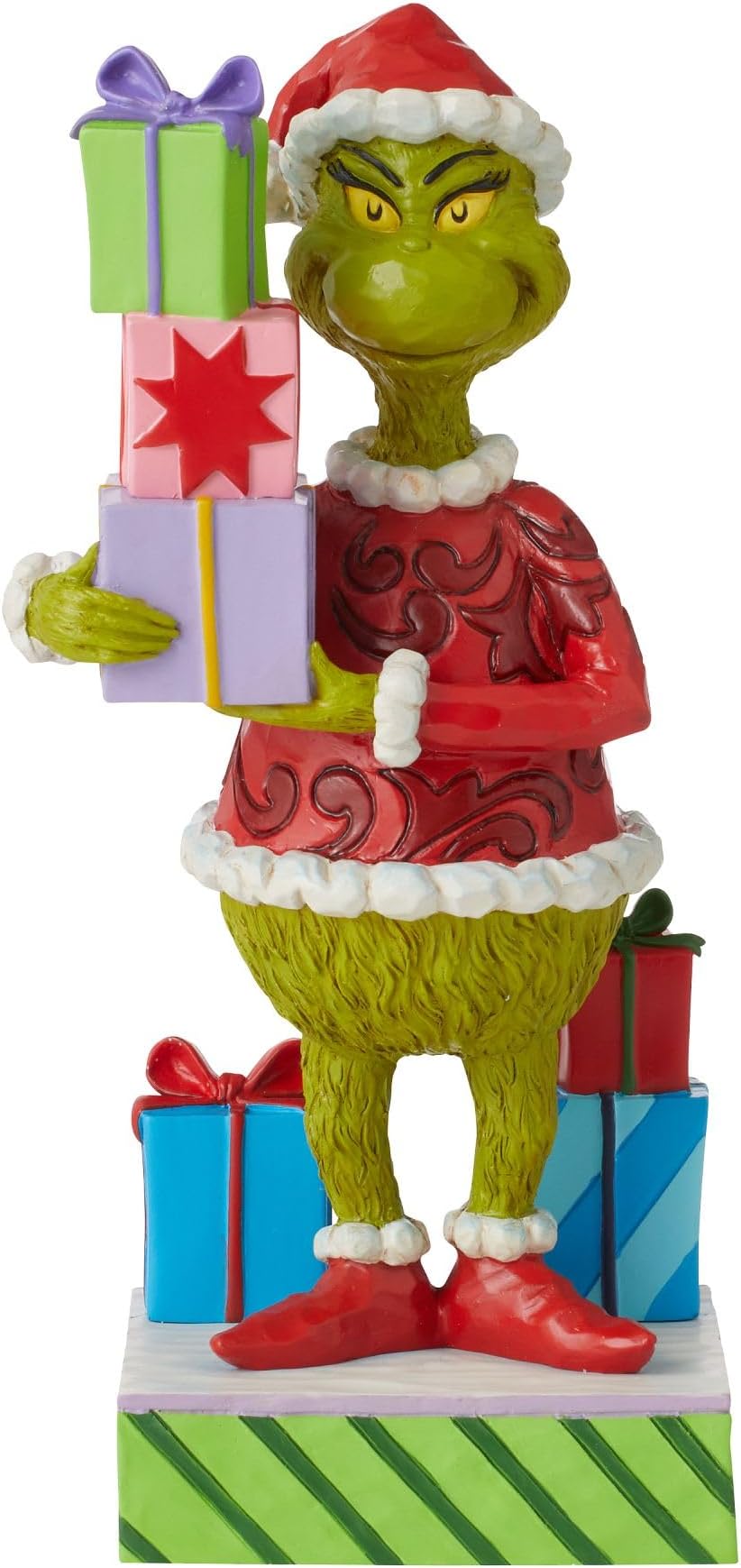 Amazon.com: Enesco Dr. Seuss The Grinch by Jim Shore Arms Folded ...
