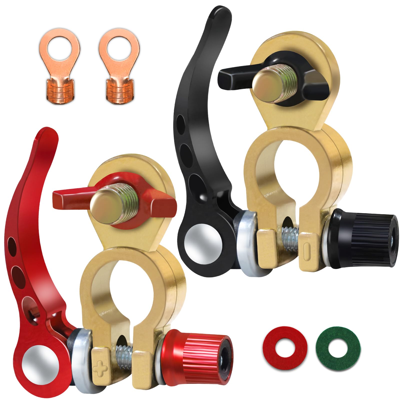 Amazon.com: GEPHYNM 2 PCS Battery Terminals, Battery Terminal ...