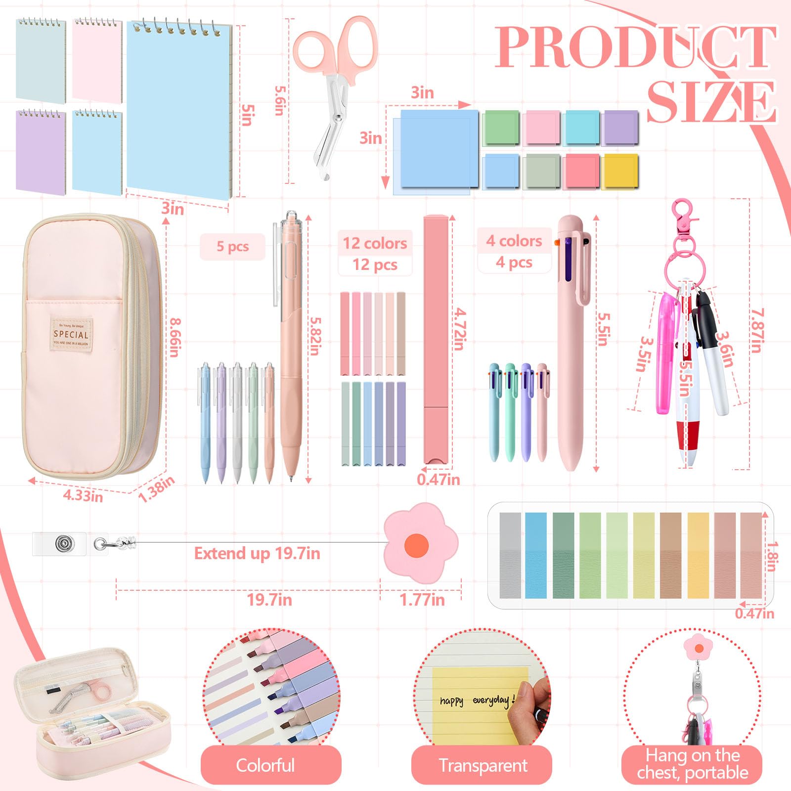 Snapklik.com : Jutom 50 Pcs Nursing School Essentials For Students ...