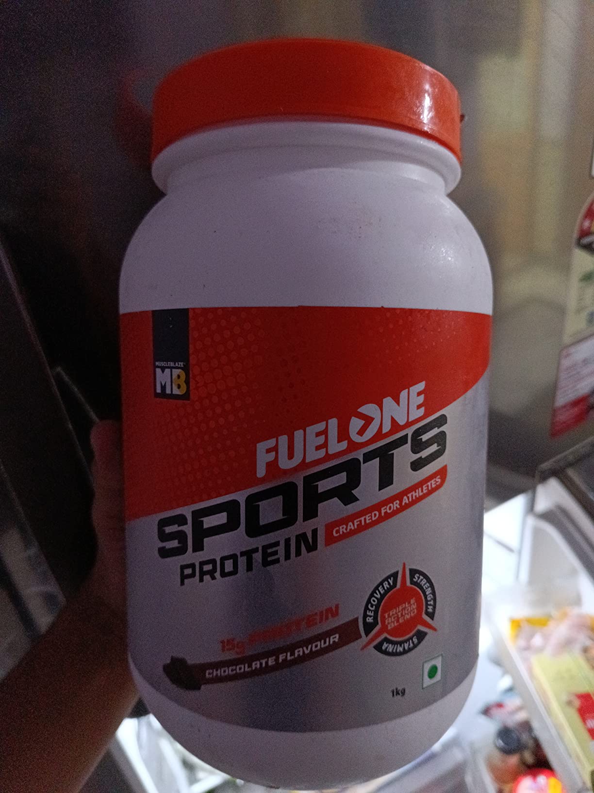 MuscleBlaze Fuel One Sports Protein, 15 g Protein, Triple Action Blend ...