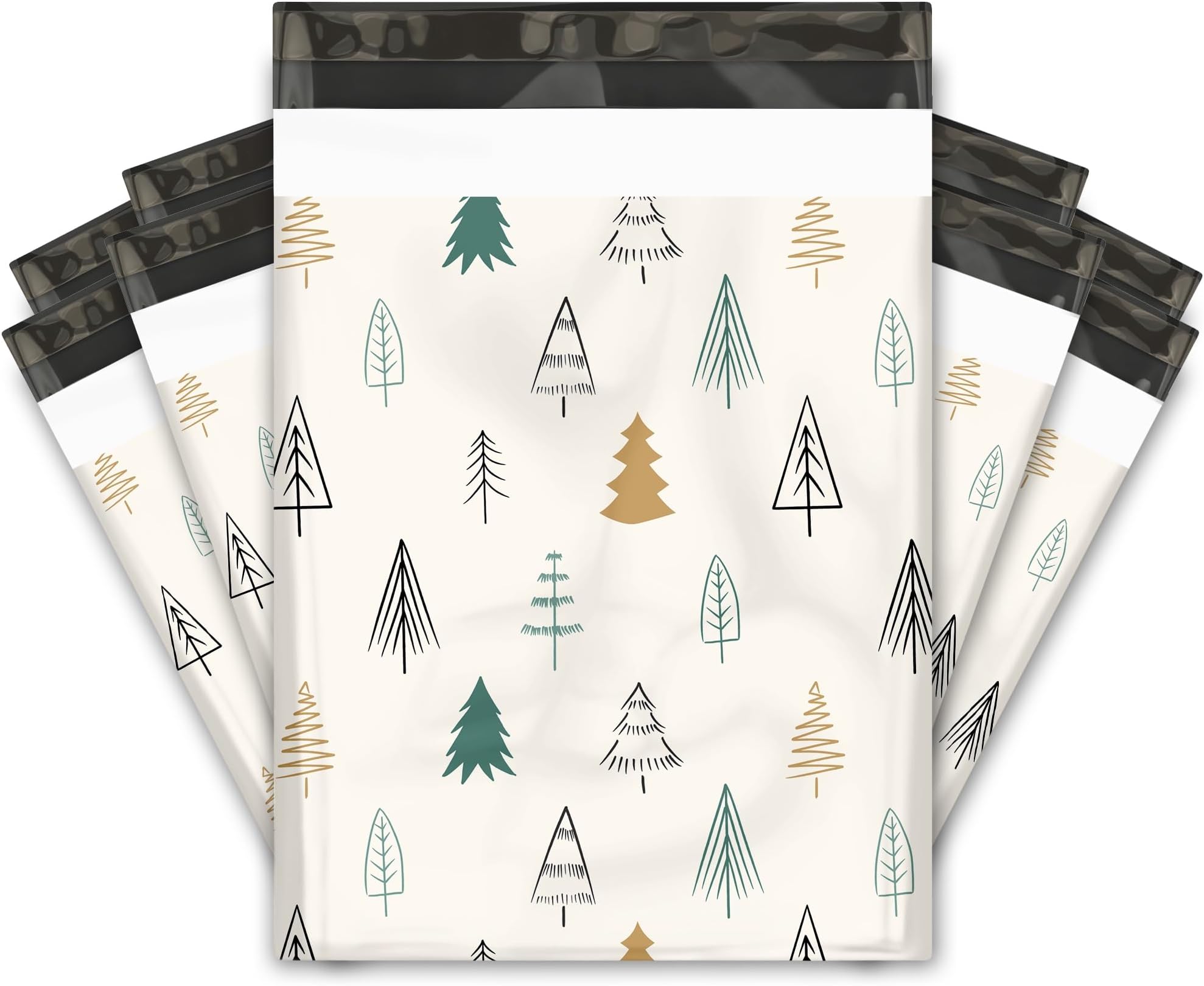 Amazon.com : Inspired Mailers - Poly Mailers 10x13-100 Pack - Christmas ...