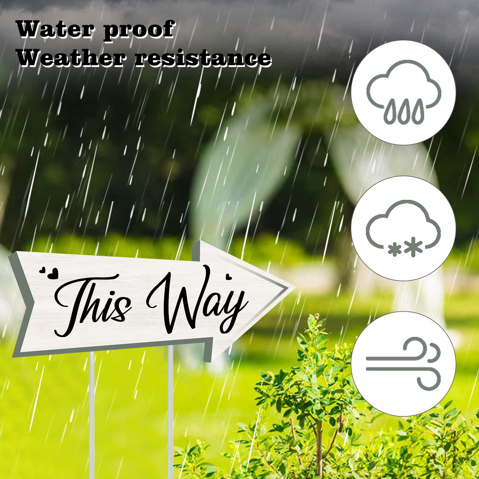 Snapklik.com : ZYP Set Of 6 Brown/White Modern Plastic Wedding ...