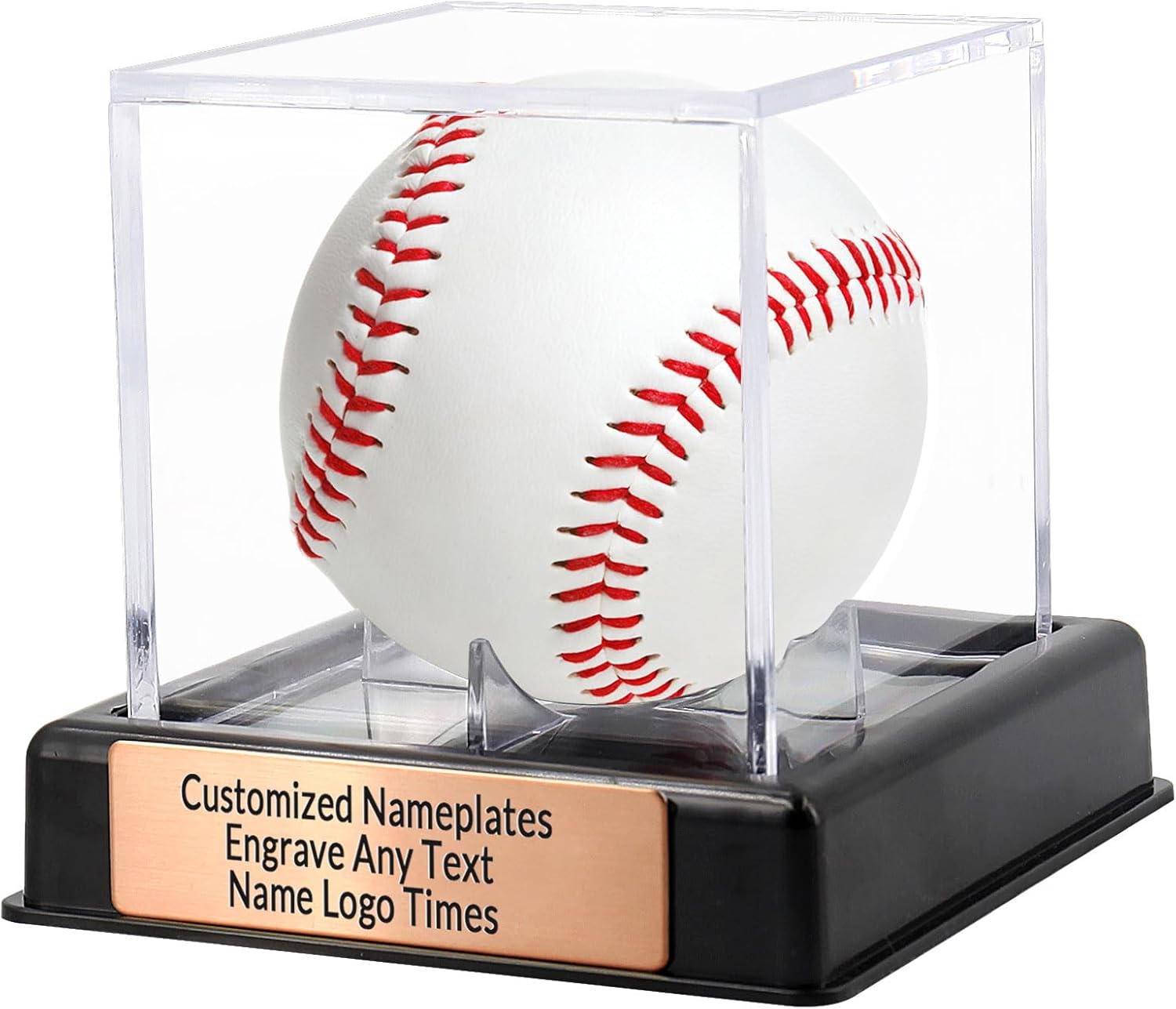 Amazon.com: Custom Baseball Display Case Acrylic Baseball Holder Case ...