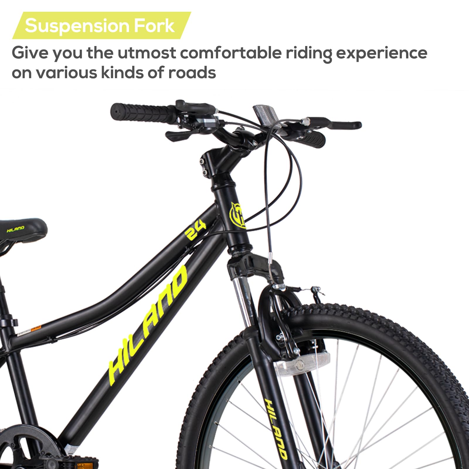 24 Inch Bicycle With Suspension 20/24 Inch Kids Mountain Bike For Ages ...